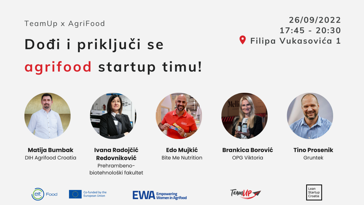 Dođite i priključite se agri-food start-up timu! - Tera Tehnopolis d.o.o.